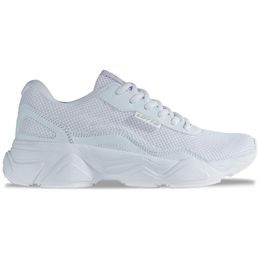 Lotto Herren Sneaker, Gr. 37, wei&szlig;, Kunstfaser, Synthetik, unifarben, Schuhe, - mit bequem gepolsterter Schaftkante
