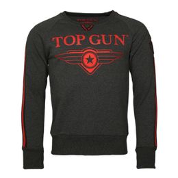 Top Gun Herren Sweater "Streak TG20191013", grau, Gr. XL, Obermaterial: 100% Baumwolle, Sweatshirts