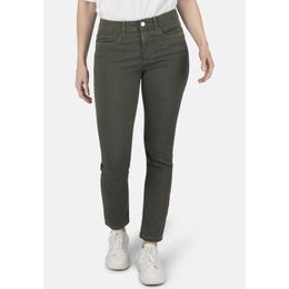 STOOKER WOMEN Damen 5-Pocket-Jeans "Milano Print Magic Shape Fit Jeans", gr&uuml;n, Gr. 38, Denim/Jeans, 88% Baumwolle, 9% Polyester, 3% Elasthan, Jeans,