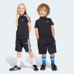 Jungen Trainingsanzug "STS"schwarz, Gr. 128, adidas originals, Obermaterial: 100% Baumwolle. Obermaterial Hose: 70% Baumwolle, 30% Polyester,