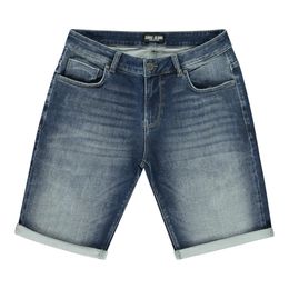 Cars Jeans Herren Jeansshorts "CALIFORNIA Den", blau, Gr. XXXL, Abriebeffekte, Web, Obermaterial: 79% Baumwolle, 20% Polyester, 1% Elasthan, Jeans
