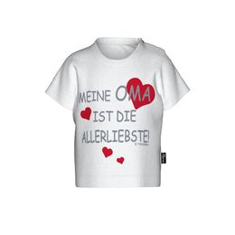 TRIGEMA M&auml;dchen T-Shirt "TRIGEMA T-Shirt Omas Liebling", Gr. 68, wei&szlig;, Feinripp, 100% Baumwolle (Bio-Baumwolle kbA), Shirts