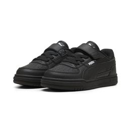 Puma Damen Sneaker "Caven III Sneakers Kinder", Gr. 30schwarz silber metallic, Obermaterial: Synthetik, Textil; Futter: Textil; Innensohle: Keine