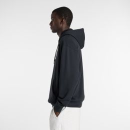 New Balance Herren Kapuzensweatshirt "AAZ Mens Lifestyle Hoodie BIG TEAL", schwarz, Gr. M, Obermaterial: 60% Baumwolle, 40% Polyester, Sweatshirts,