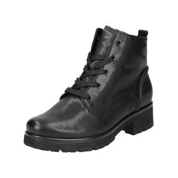 Gabor COMFORT Damen Schn&uuml;rstiefelette "Gabor Comfort Stiefelette Leder", Gr. 40, schwarz, Leder, Schuhe
