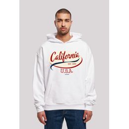 F4NT4STIC Herren Kapuzenpullover "California OVERSIZE HOODIE", wei&szlig;, Gr. L, Obermaterial: 100% Baumwolle, Pullover, Print