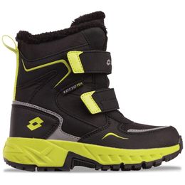 Lotto M&auml;dchen Klettboot, Gr. 25, gelb, Synthetik, mehrfarbig, Schuhe, - wasserdicht, windabweisend & atmungsaktiv