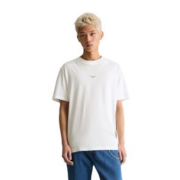 Marc O'Polo Herren T-Shirt "aus softer Bio-Baumwolle", wei&szlig;, Basic, Gr. L, MARC O'POLO DENIM, unifarben, Obermaterial: 100% Baumwolle, Shirts