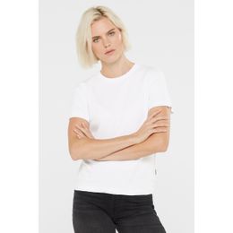 Damen Rundhalsshirt, wei&szlig;, Gr. M, SENSES.THE LABEL, unifarben, Single Jersey, Material: 100% Baumwolle, Shirts, aus Baumwolle