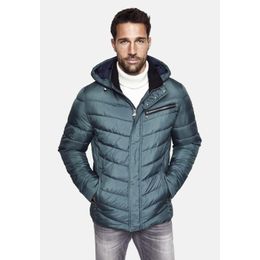 NEW CANADIAN Herren Steppjacke "Stepp-Jacke", gr&uuml;n, Gr. 26, unifarben, 100% Polyester, Jacken, mit abnehmbarer Kapuze
