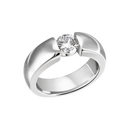 Firetti Damen Fingerring "Schmuck Geschenk Silber 925 Silberring Ring Spannring-Optik glitzernd", 56, Silber 925 (Sterlingsilber), 5,5mm, silber,