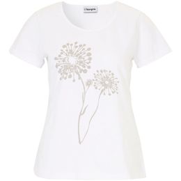 bonprix Damen T-Shirt "T-Shirt", wei&szlig;, Gr. 48, Obermaterial: 100% Baumwolle, Shirts, lockere Passform, Kurzarm-Design, weiter Rundhalsausschnitt