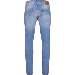 2Y Premium Herren Bequeme Jeans "2Y Premium Herren 2Y Skinny Fit Jeans"blau, Gr. 33, unifarben, 97% Baumwolle, 3% Elasthan, Jeans