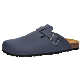 Lico Herren Clog "Pantolette Bioline Clog Soft", Gr. 40, blau, Synthetik, Schuhe