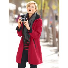 Casual Looks Damen Softshelljacke, rot, Gr. 36, unifarben, 94% Polyester, 6% Elasthan, Jacken