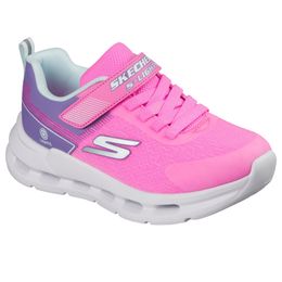 Skechers M&auml;dchen Sneaker "GLIDE-STEP LIGHTS", Gr. 35pink, multi, Lederimitat, Textil, kontrastfarbene Details, Schuhe, Halbschuh mit Glide Step,