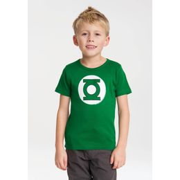 logoshirt M&auml;dchen T-Shirt "Green Lantern", gr&uuml;n, Gr. 140, bedruckt, 100% Baumwolle, Shirts, mit coolem Frontprint