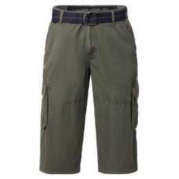 Casamoda Herren 3/4-Hose "Casamoda 3/4 - Shorts uni", gr&uuml;n, Gr. 32, 100% Baumwolle, Hosen