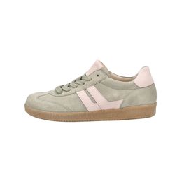 Gabor Damen Sneaker "Gabor Sneaker Veloursleder", Gr. 37,5, gr&uuml;n, Veloursleder, Schuhe