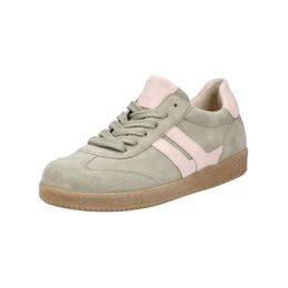 Gabor Damen Sneaker "Gabor Sneaker Veloursleder", Gr. 36, gr&uuml;n, Veloursleder, Schuhe