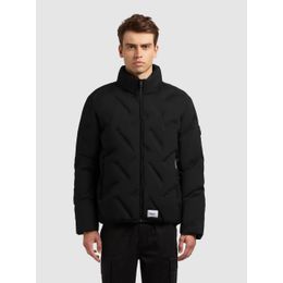Khujo Herren Steppjacke "CLOVER"schwarz, Gr. L, unifarben, Web, Obermaterial: 100% Polyester. Futter: 100% Nylon. Wattierung: 100% Polyester, Jacken,