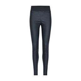 Freequent Damen Jeggings "FQSHANTAL", blau, Gr. M, unifarben, Web, Obermaterial: 76% Viskose, 21% Polyamid, 3% Elasthan, Hosen, mit breitem