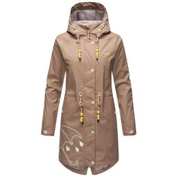 Marikoo Damen Outdoorjacke "Dancing Umbrella", grau, Gr. M, Obermaterial: 70% Polyester, 30% Polyurethan, Innenseite: 100% Polyester, Futter: 100%