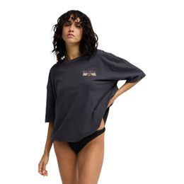 Billabong Damen T-Shirt "Floral Rocker", schwarz, Gr. M, Obermaterial: 100% Baumwolle., Shirts