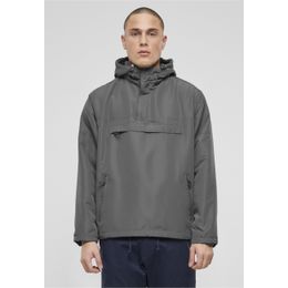 Brandit Herren Anorak "Brandit Herren Fleece Pull Over Windbreaker"charcoal, Gr. XXL, mehrfarbig, 100% Polyester, Jacken