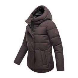 Marikoo Damen Outdoorjacke "Elira"choco, Gr. S, Obermaterial: 100% Polyester; Innenseite: 100% Polyester; Futter: 100% Polyester; Wattierung: 100%