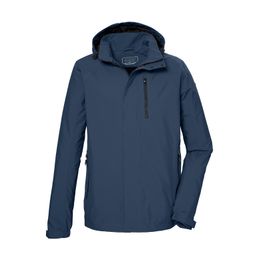 Killtec Herren Outdoorjacke "KOS 52 MN JCKT", blau, Gr. L, Obermaterial: 100% Polyester;Futter: 100% Polyester, Jacken, Funktionsjacke: wind- und