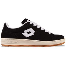 Lotto Damen Sneaker, Gr. 46, schwarz-wei&szlig;, Synthetik, mehrfarbig, Schuhe, - in angesagtem Y2K Design
