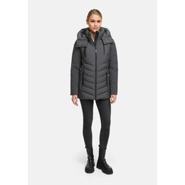 Marikoo Damen Winterjacke "Tivaa", grau, Gr. M, Obermaterial: 98% Polyester, 2% Elasthan. Futter: 100% Polyester. Wattierung: 100% Polyester.