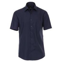 Venti Herren Businesshemd "Venti Businesshemd Kurzarm uni", blau, Gr. 41, unifarben, 100% Baumwolle, Hemden