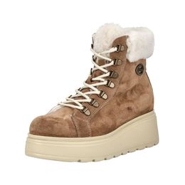 Nero Giardini Damen Schn&uuml;rstiefelette "Nero Giardini Stiefelette Veloursleder", Gr. 36braun, Veloursleder, Schuhe