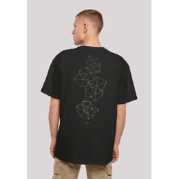 F4NT4STIC Herren T-Shirt "Geometric Abstract", schwarz, Gr. XXL, Obermaterial: 100% Baumwolle, Shirts, Print