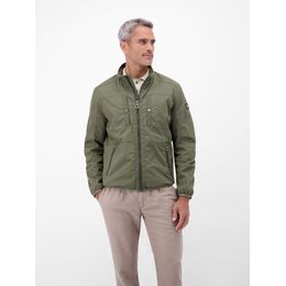 Lerros Herren Outdoorjacke, gr&uuml;n, Gr. M, unifarben, Web, Obermaterial: 63% Baumwolle, 33% Polyamid, 4% Elasthan, Jacken, mit Stehkragen und