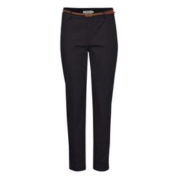 oxmo Damen 7/8-Hose "7/8-Hose OXDaisy", schwarz, Gr. 40, Obermaterial: 98% Baumwolle CO. 2% Elasthan EL., Hosen