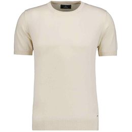 Ragman Herren Rundhalspulloverecru, 004, Gr. L, Strick, 100% Baumwolle, Pullover