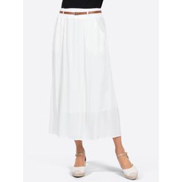 Inspirationen Damen Schlupfrock, beige, Gr. 38, unifarben, 100% Viskose, R&ouml;cke
