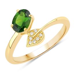 Rafaela Donata Damen Fingerring "K719", 60, 2mmgelbgold, Fingerringe, aus Sterling Silber