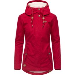 Ragwear Damen Winterjacke "Monade", rot, Gr. S, Obermaterial: 65% Polyester, 35% Baumwolle. Futter: 100% Polyester. Wattierung: 100% Polyester,