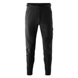 Gonso Herren Fahrradhose "TRAIL PANTS M", schwarz, Gr. S, 85% Polyester, 10% Elasthan, 5% Polyamid, Hosen, Herren MTB-Hose ohne Sitzpolster, lange