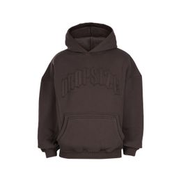 DROPSIZE Herren Kapuzenpullover "Dropsize RAW EDGES SEAM HOODIE"washed schwarz, Gr. XS, mehrfarbig, 70% Baumwolle, 30% Polyester, Pullover