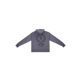 DROPSIZE Herren Kapuzensweatshirt "Dropsize HEAVY OVERSIZE HUSTLE CLUB HOODIE"steel grau, Gr. S, bedruckt, 70% Baumwolle, 30% Polyester, Sweatshirts