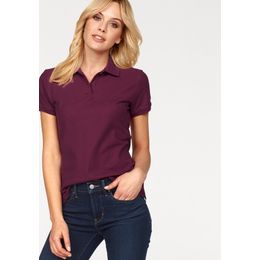 Damen Poloshirt "Lady-Fit Premium Polo", rot, Basic, Gr. XL, Fruit of the Loom, unifarben, Piqu&eacute;, Obermaterial: 100% Baumwolle, Shirts