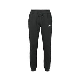 Kappa Herren Chinohose "Kappa trousers KMBANDA BRAXAS"jet schwarz, Gr. S, Obermaterial: 80% Baumwolle, 20% Polyester, Hosen