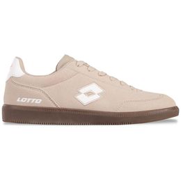 Lotto Damen Sneaker, Gr. 46, wei&szlig;, Synthetik, unifarben mit Farbeinsatz, Schuhe, - auch in Kindergr&ouml;&szlig;en erh&auml;ltlich
