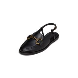 Marc O'Polo MARC O'POLO Damen Sandale "aus edlem Rindleder", Gr. 40, schwarz, Obermaterial: 100% Leder, unifarben, Schuhe