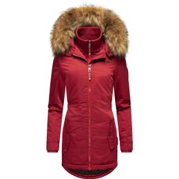 Marikoo Damen Wintermantel "Sanakoo", rot, Gr. XS, Oberstoff: 100% Polyester; Futter: 100% Polyester; Wattierung: 100% Polyester; &Auml;rmelfutter: 100%